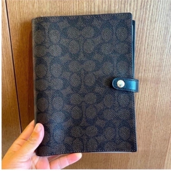 Coach | Office | Coach Notebook In Signature Canvas | Poshmark